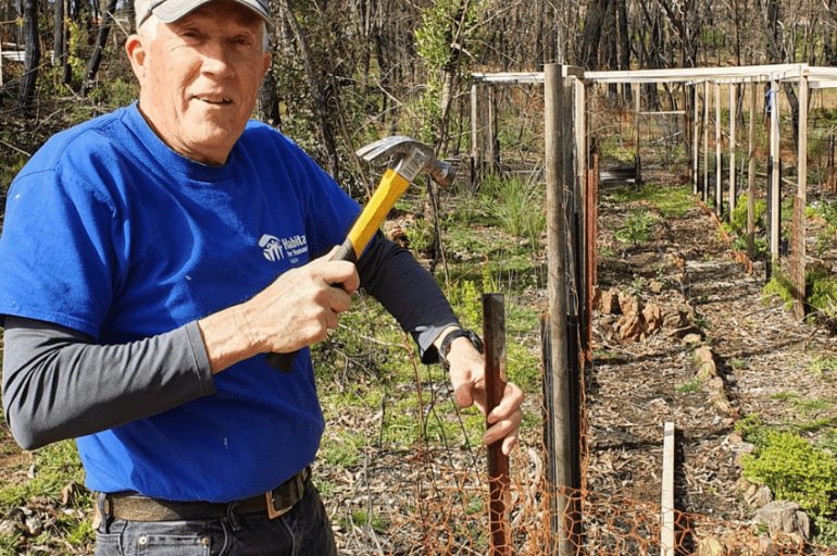 Volunteer Russell | Bushfire Recovery - Habitat for Humanity Australia